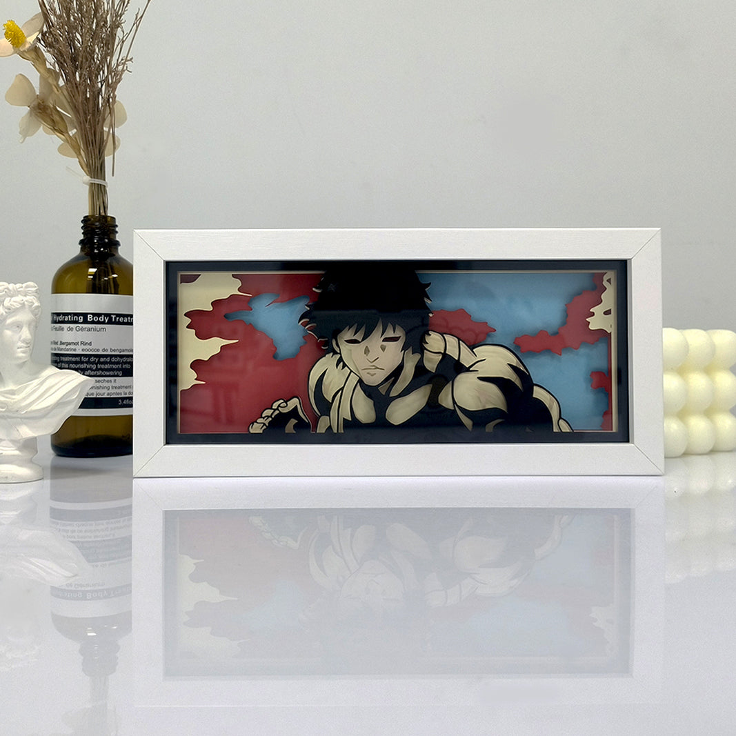 Baki Handmade Anime Light Box – Eyes of Akuma